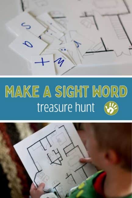 Sight Word Practice on the Stairs - hands on : as we grow