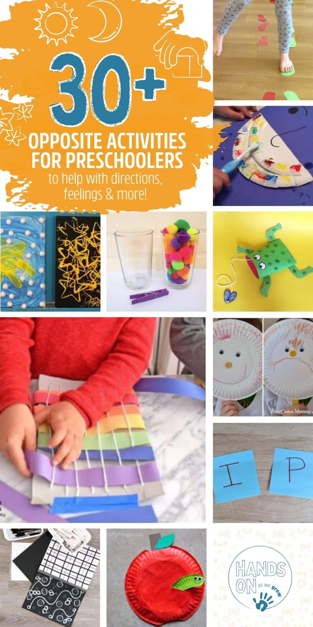 30+ Opposite Activities for Preschoolers to Help with Directions ...