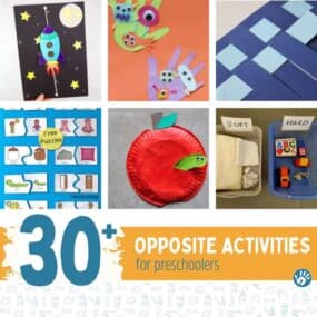 30+ Opposite Activities for Preschoolers to Help with Directions ...