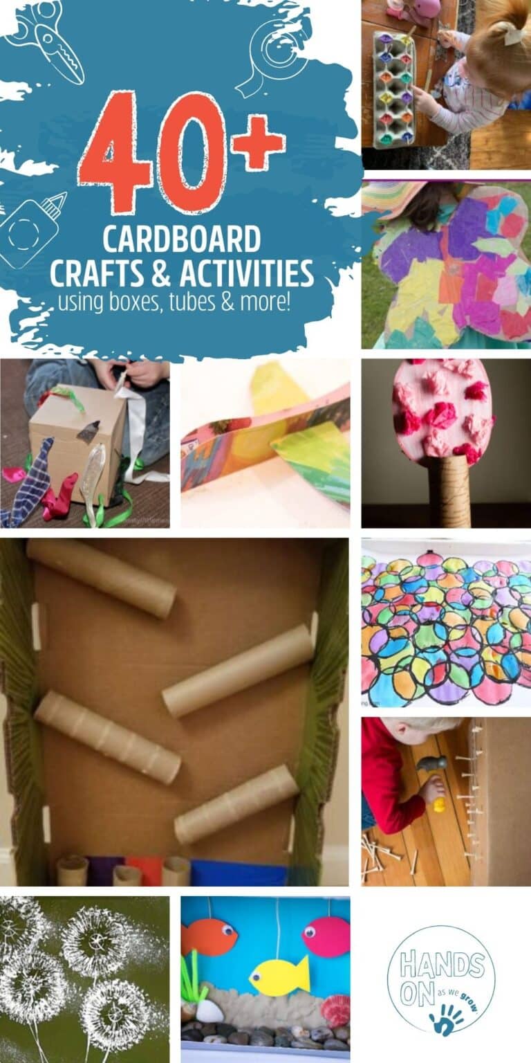 Cardboard Crafts for Kids with Boxes, Tubes & More