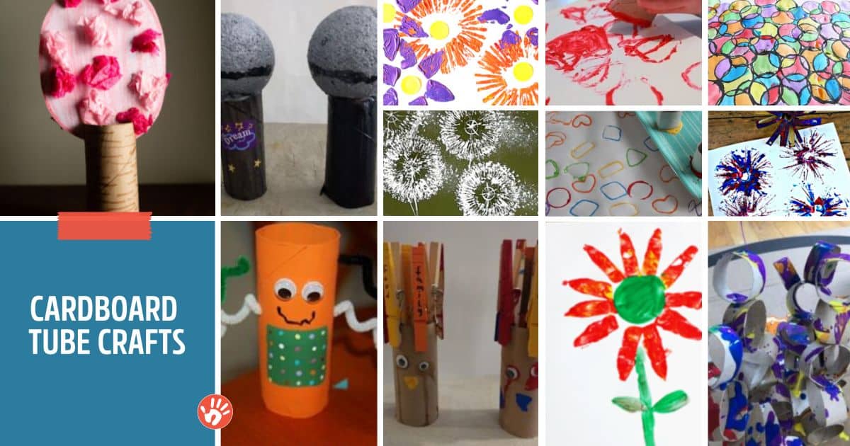 Cardboard Crafts for Kids with Boxes, Tubes & More