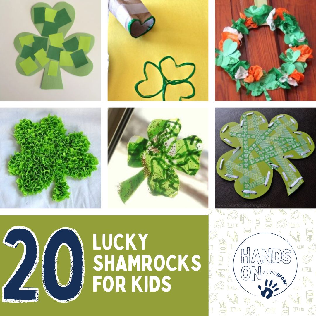 20 Lucky Shamrock Crafts for Kids to Make this St. Patrick's Day
