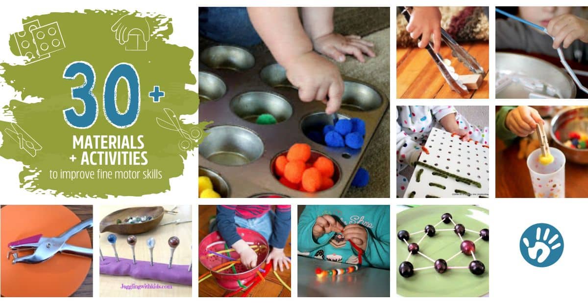 Improve Kids Fine Motor Skills with 30 Materials & Activities | HOAWG