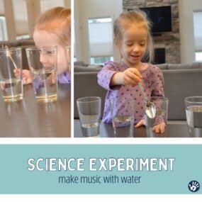 Kids' Science Experiment to Make Music with Water