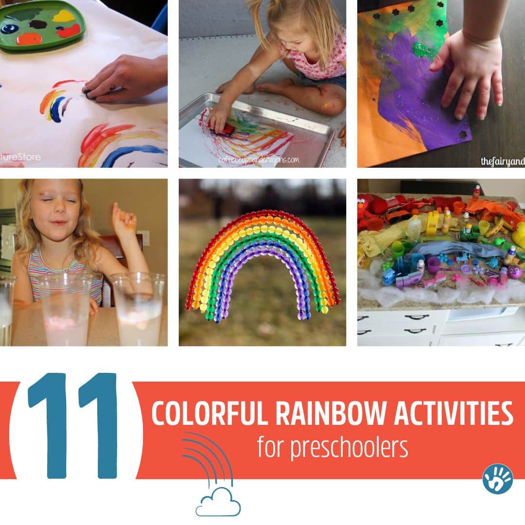 11 Colorful Rainbow Activities for Preschoolers -hands on : as we grow