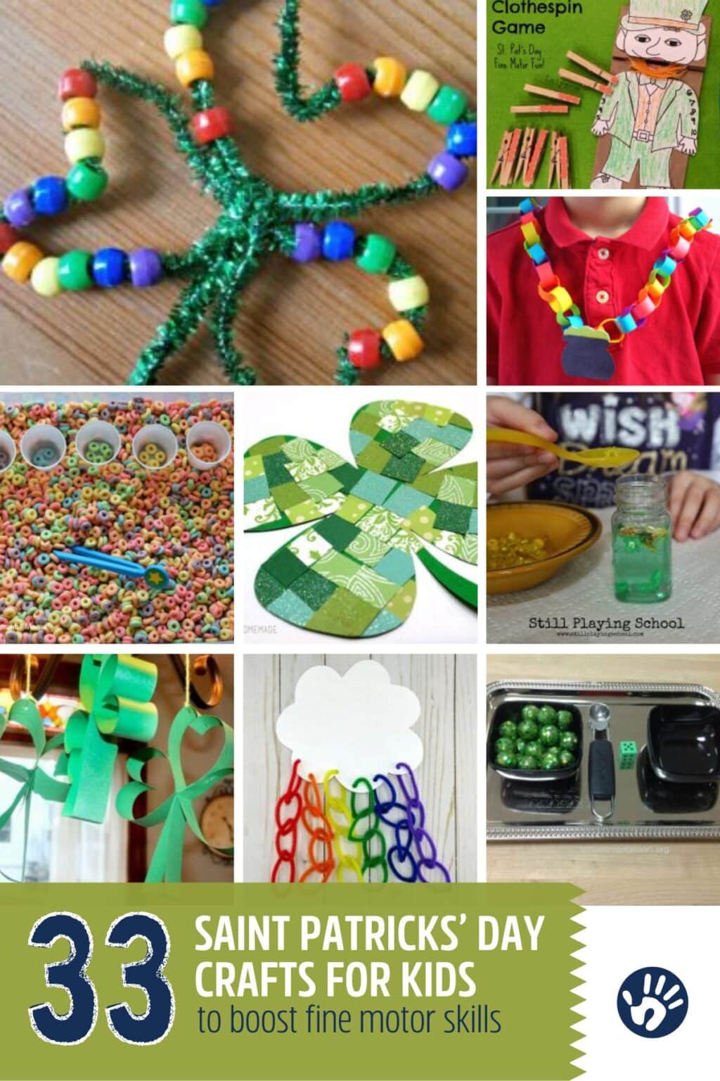 33 St. Patrick's Day Crafts for Kids that Boost Fine Motor Skills - HOAWG