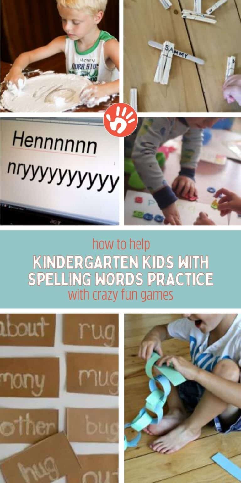 Practice Spelling Words with 21 Obvious & Crazy Games for Kindergarten
