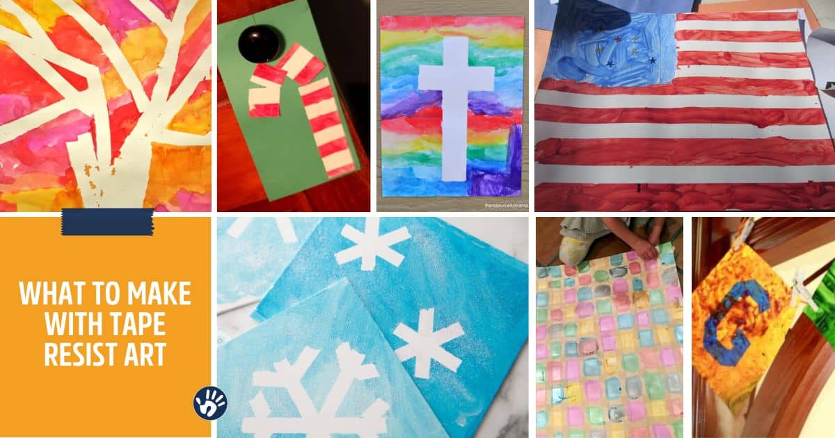 13 Tape Painting Ideas! Just Try to Resist It!