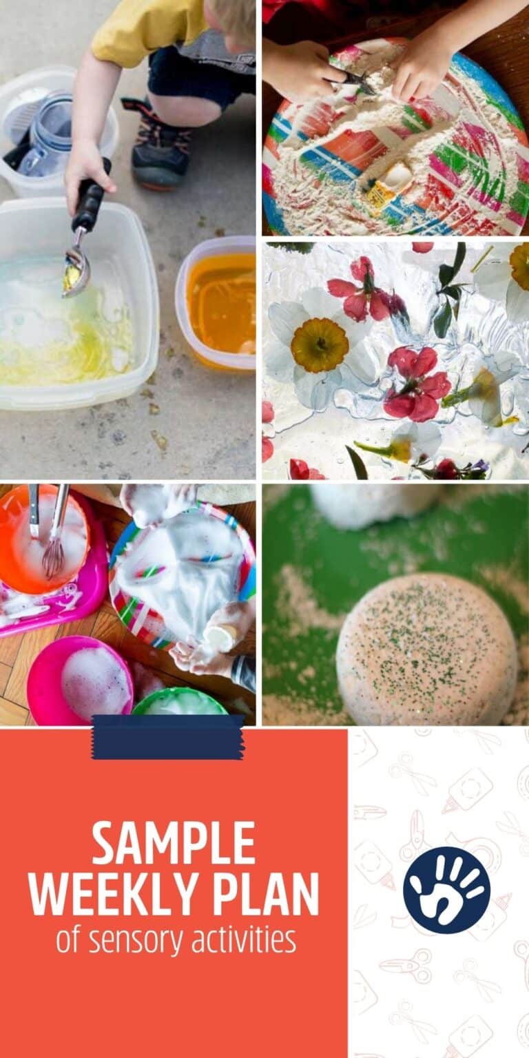 A Sample Weekly Plan of Sensory Activities - Hands On As We Grow®