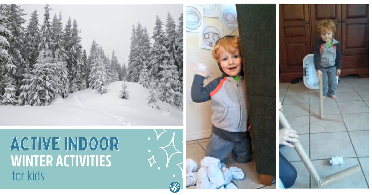 Active Indoor Winter Activities for Kids - Hands On As We Grow®