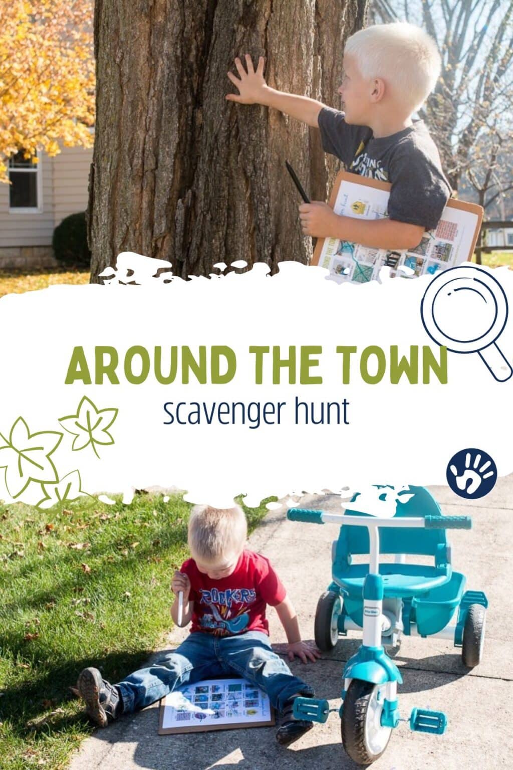 Around the Town Scavenger Hunt to do as Your Child Grows