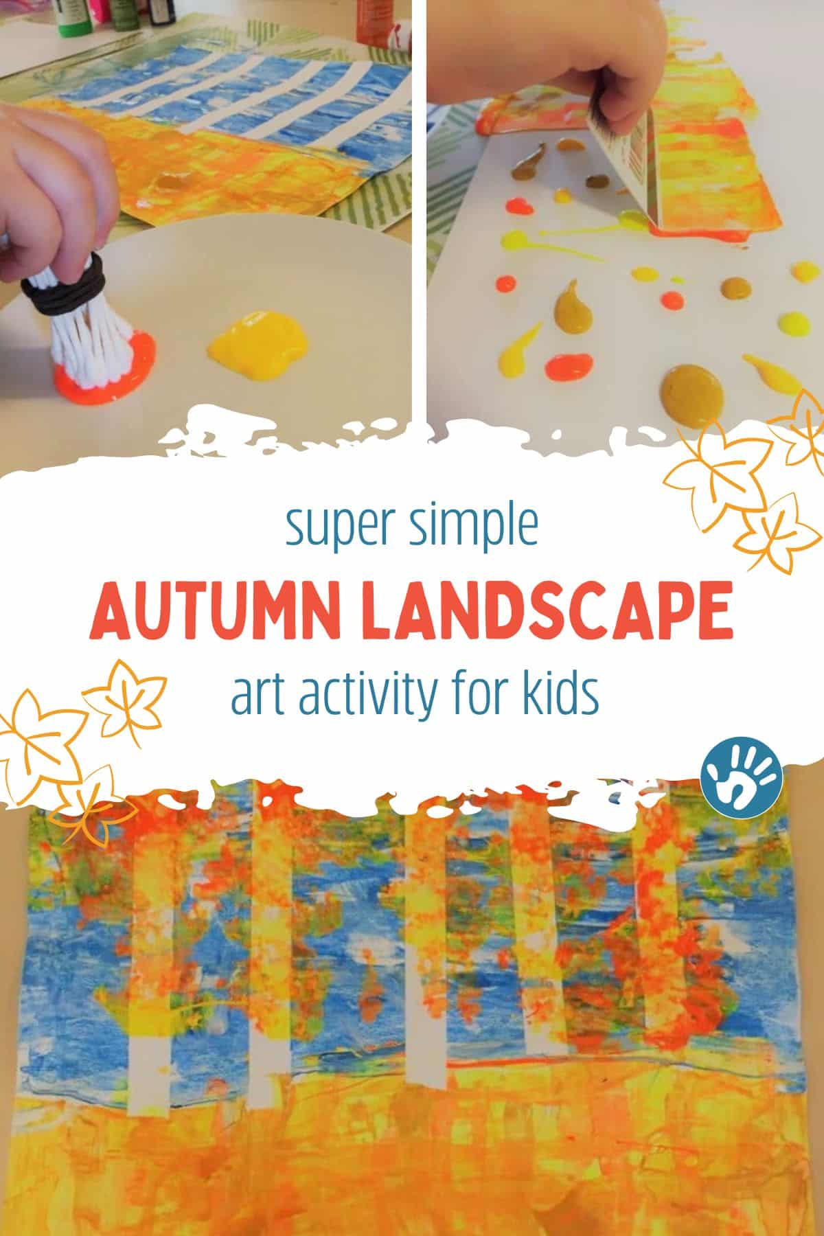 Autumn Landscape Drawing For Kids