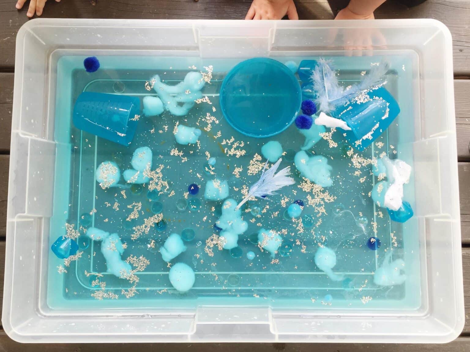 Cloud Themed Water Play - Hands On As We Grow®