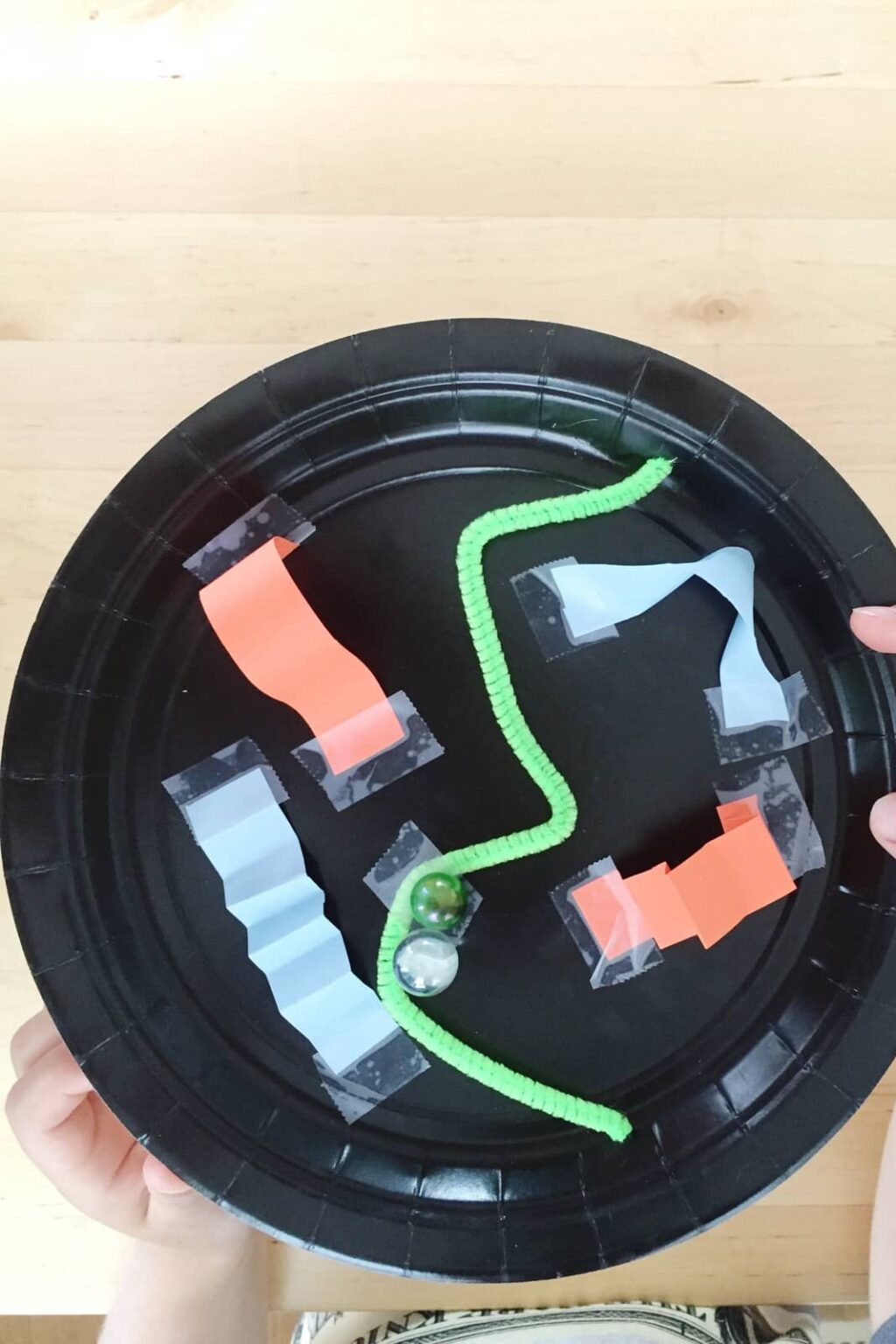 Paper Plate Marble Maze - Hands On As We Grow®