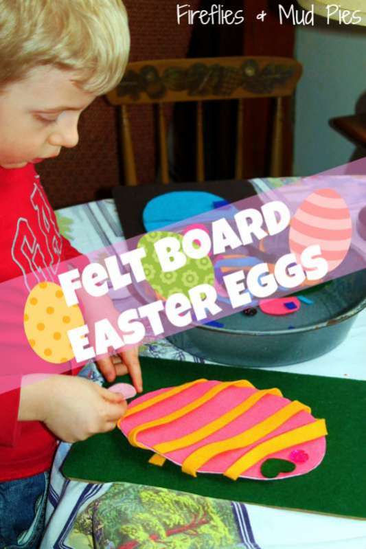 Felt Board Easter Eggs