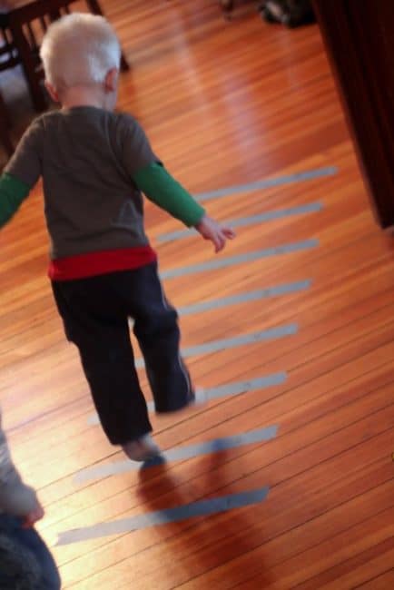 The Active Tape Jumping Game! A Quick Gross Motor Activity for Kids