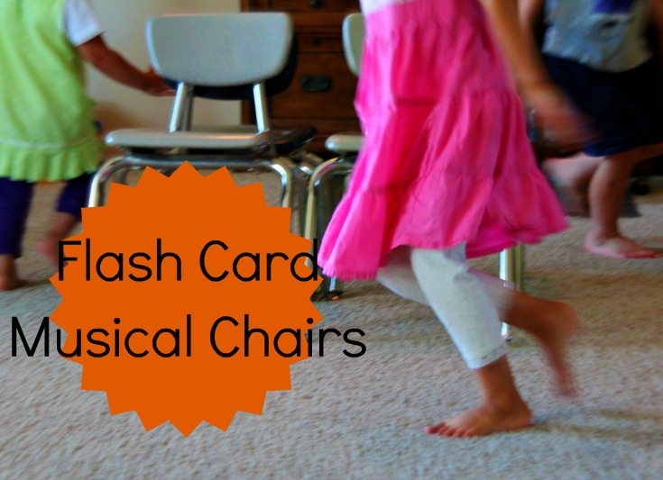 Flash Card Musical Chairs from True Aim