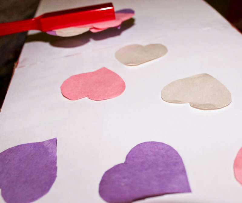 DIY Magnet Activity Table for Valentine's Day Learning