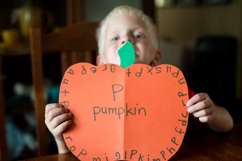 Fun Fall Find the Letter on the Pumpkin for Preschoolers | HOAWG