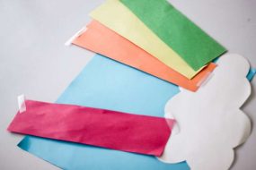 Colorful Rainbow Scavenger Hunt with Printable Clues for Easy Setup